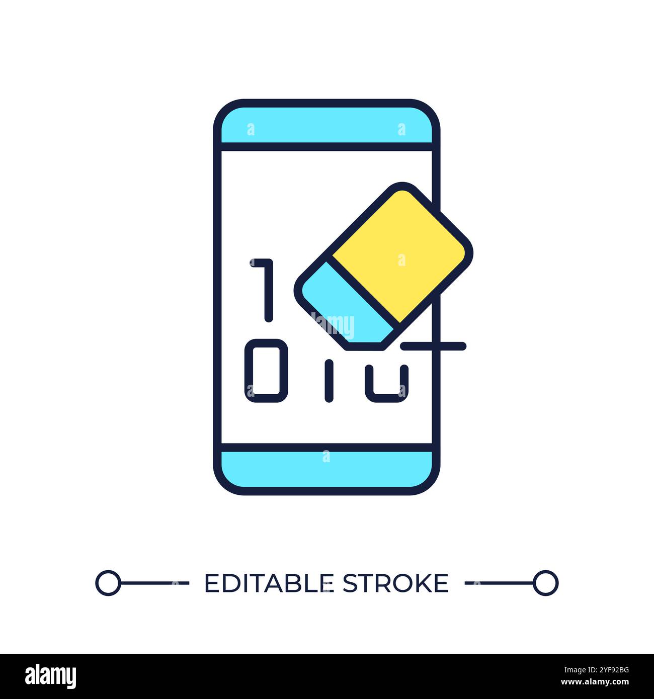 Wipe phone Stock Vector Images - Alamy