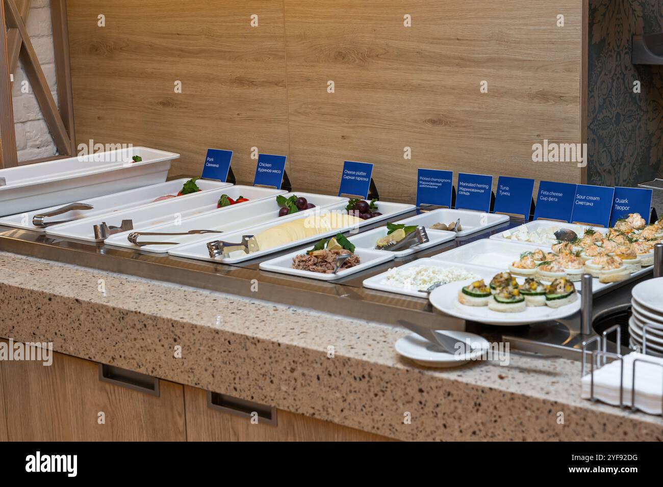 Buffet Breakfast at the hotel. Select a menu of various ready-made ...