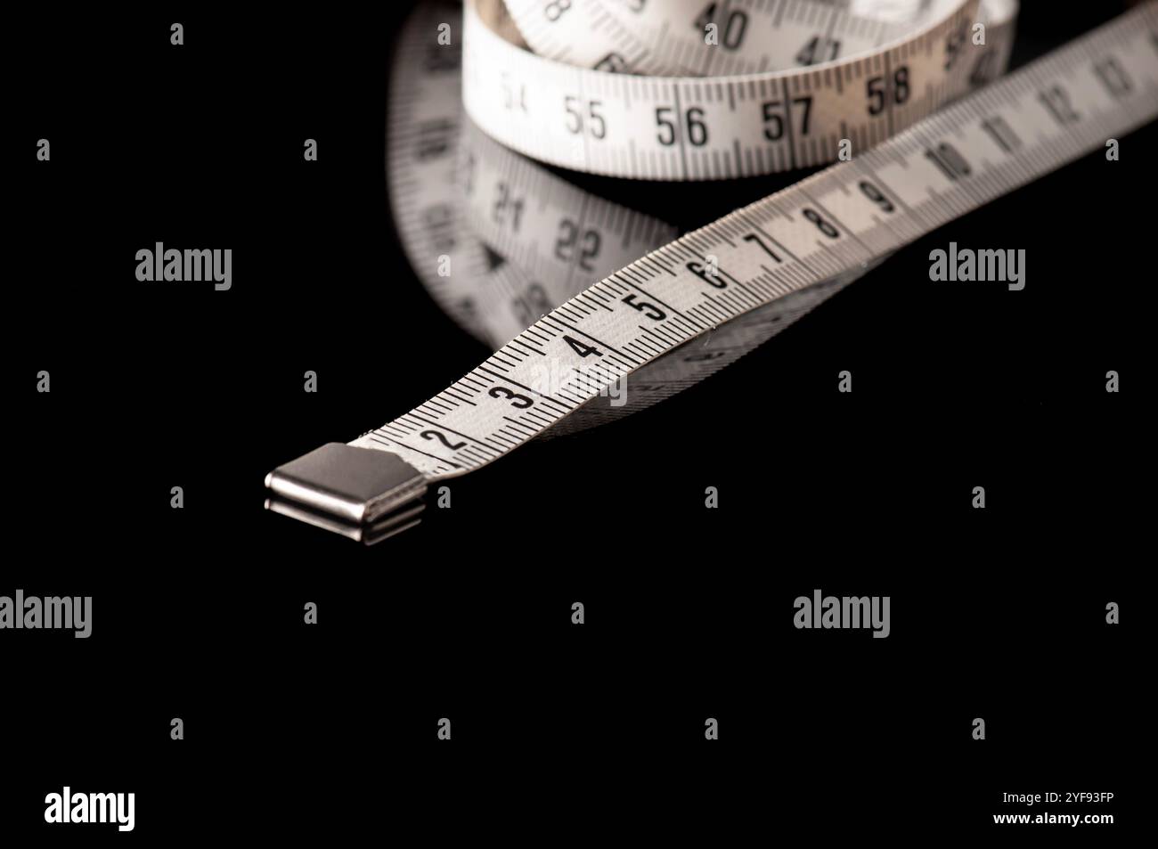 White tap measure hi-res stock photography and images - Alamy