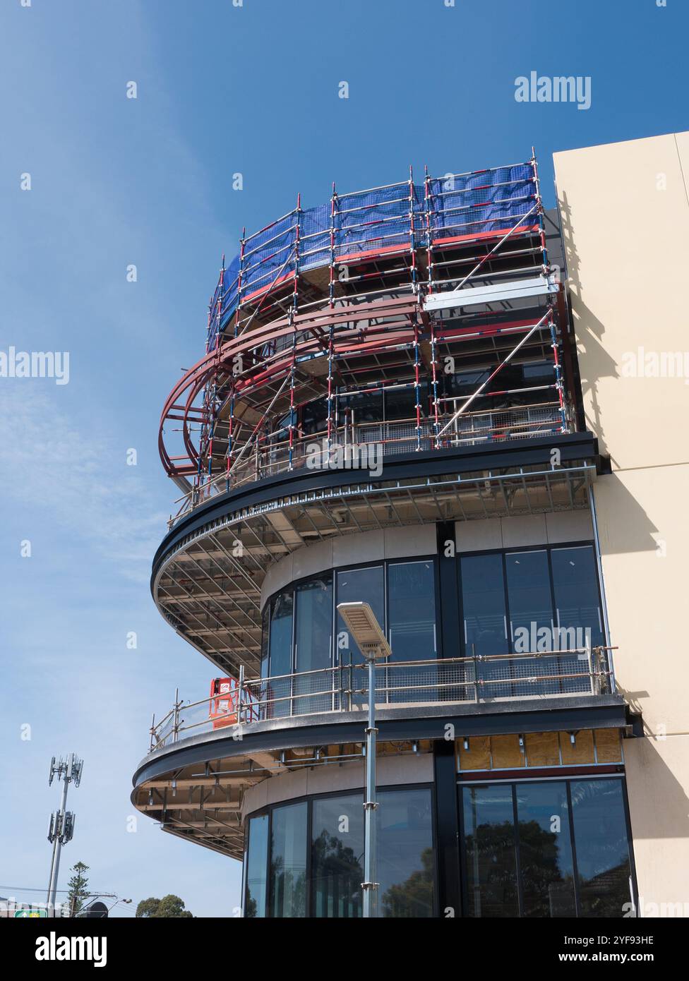 View of construction work at Burnside Village on the corner of ...