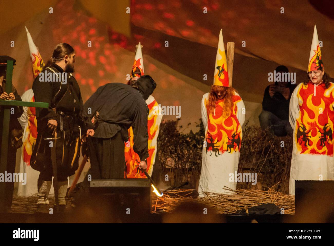 Logroño, La Rioja, Spain. November 02, 2024. Historical recreation of ...