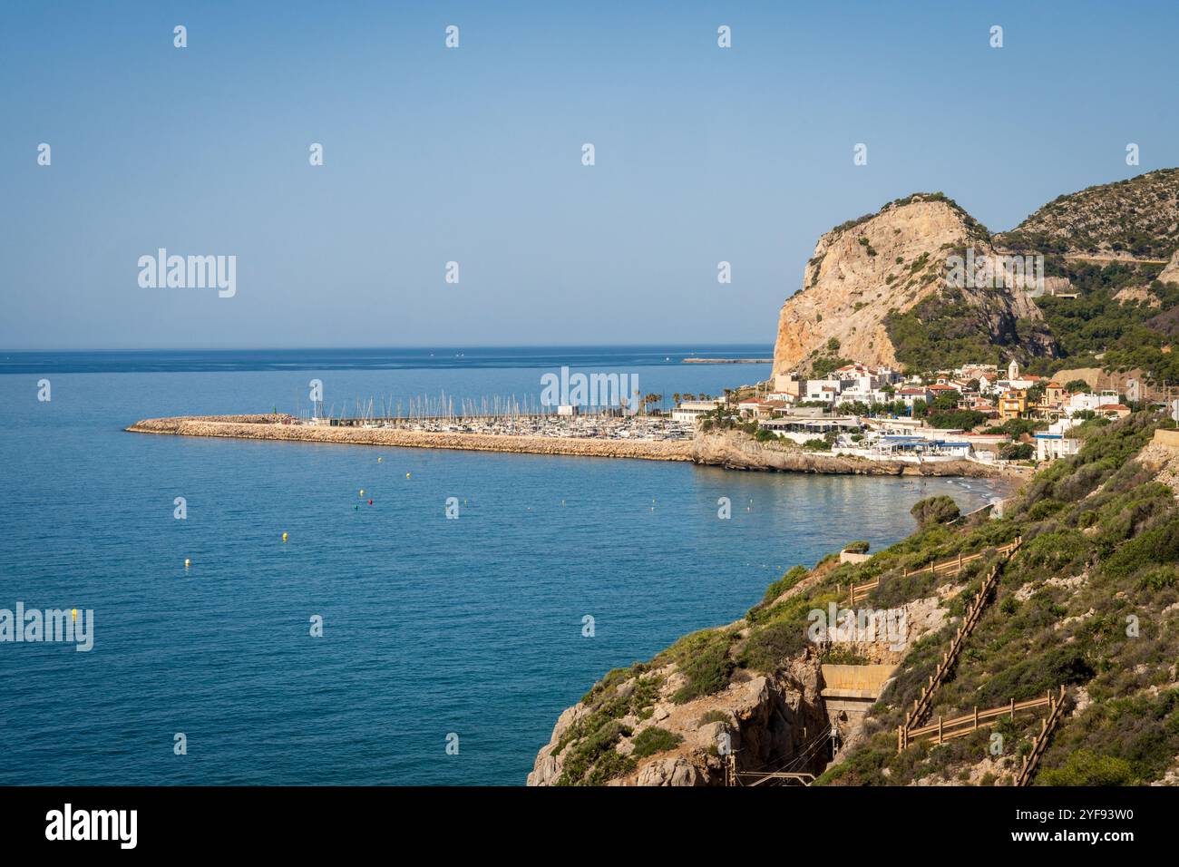 The Parque del Garraf park featuring a cave-filled area of limestone ...