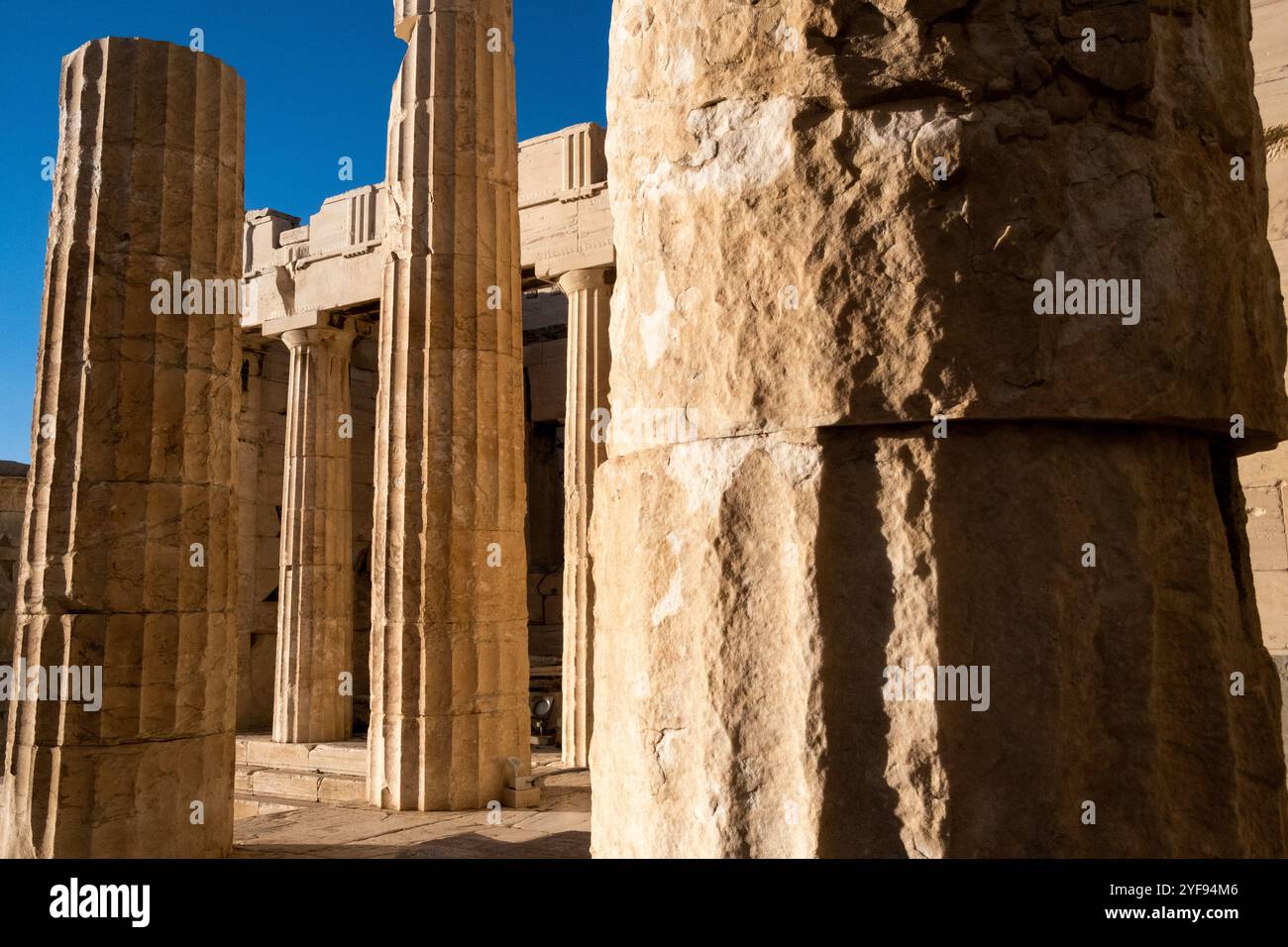The Propylaia which is the monumental ceremonial gateway to the ...