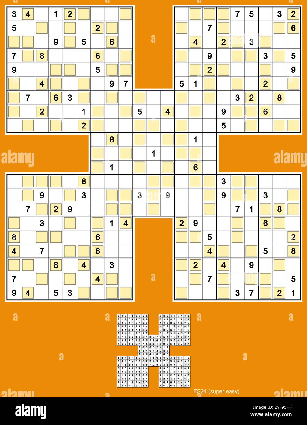 Samurai Sudoku With Even Odd Variant Five Overlapping Even Odd Sudoku