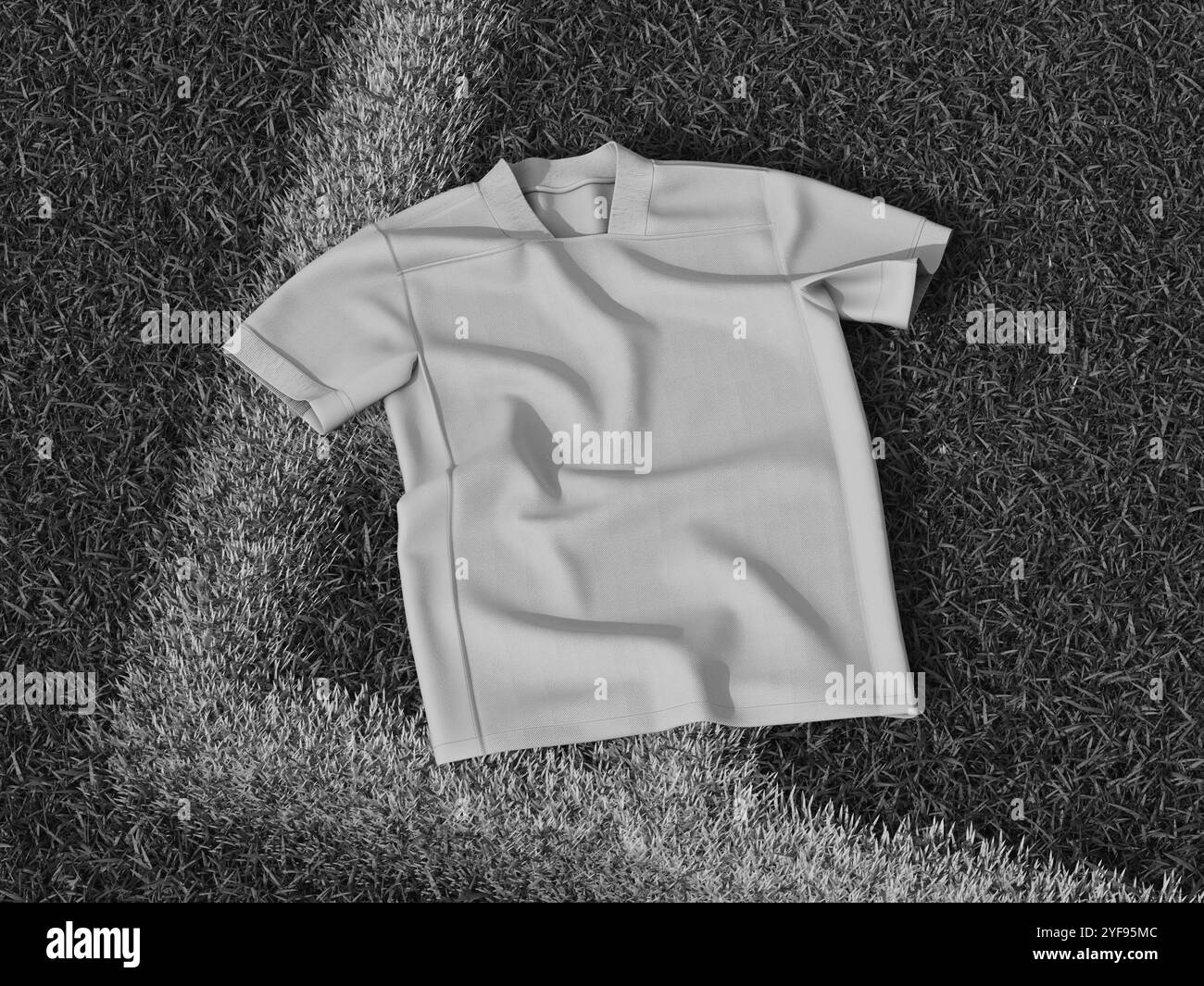 Sportswear mockup Black and White Stock Photos & Images - Alamy
