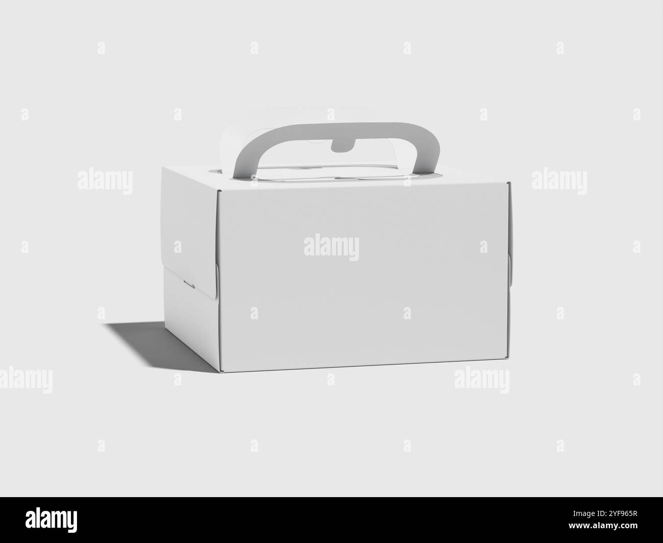 Cake Box Mockup Stock Photo - Alamy