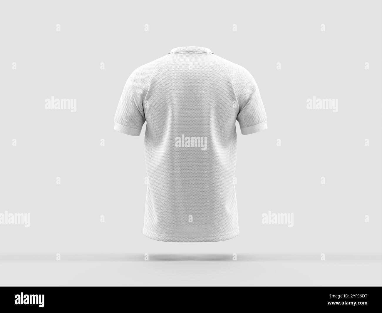 3D Isolated Back View Jersey Mockup Stock Photo - Alamy