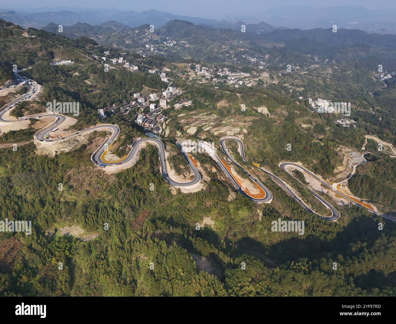 KAILI, CHINA - NOVEMBER 3, 2024 - Aerial photo taken on Nov 3, 2024 ...
