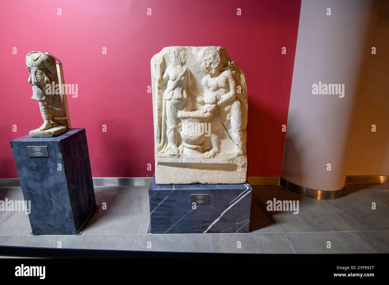 Aydin, Turkey. Aydin Archaeological Museum. The Museum contains statues ...