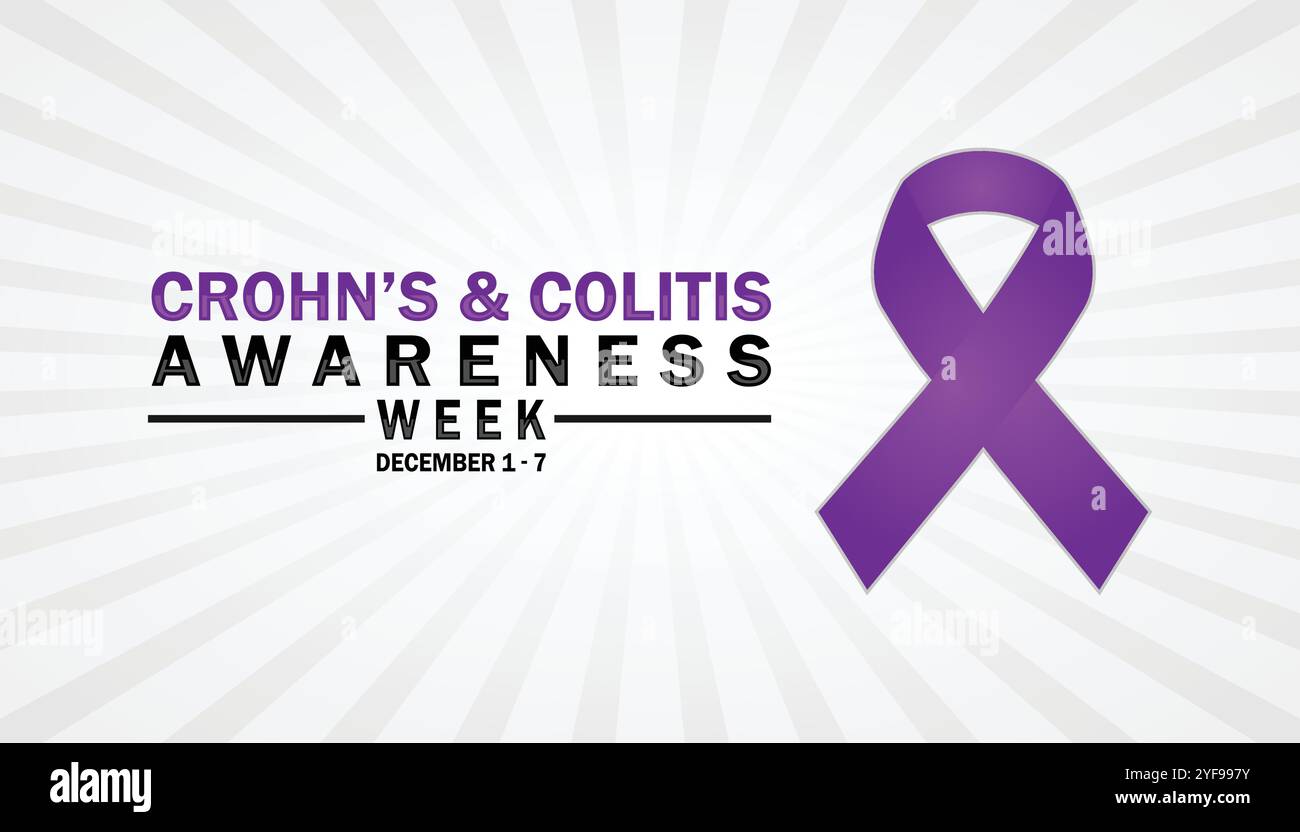 Crohn's and Colitis Awareness week wallpaper with shapes and typography ...