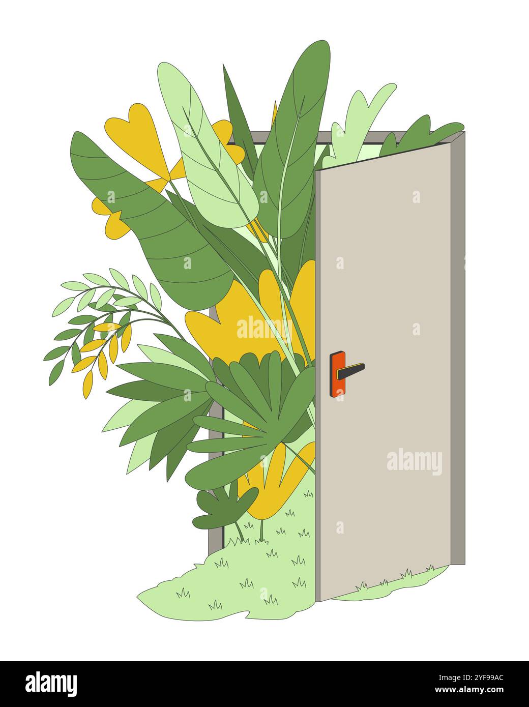 Future of environmental sustainability cartoon flat illustration Stock ...