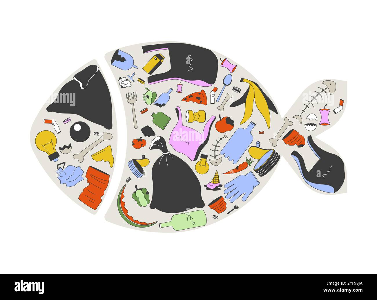 Plastic ocean marine life Cut Out Stock Images & Pictures - Alamy