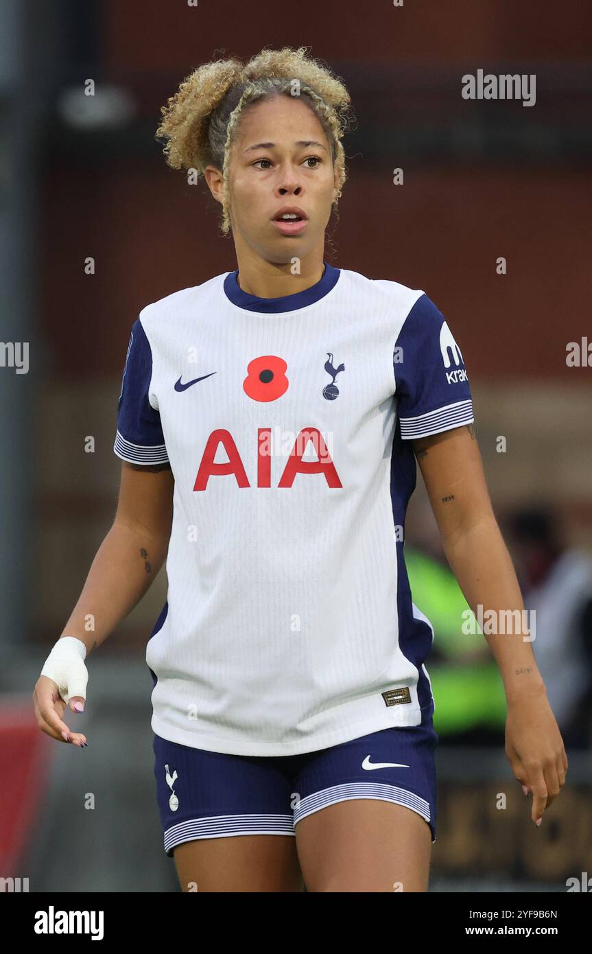 London, UK. 03rd Nov, 2024. LONDON, ENGLAND - Lenna Gunning-Williams of ...