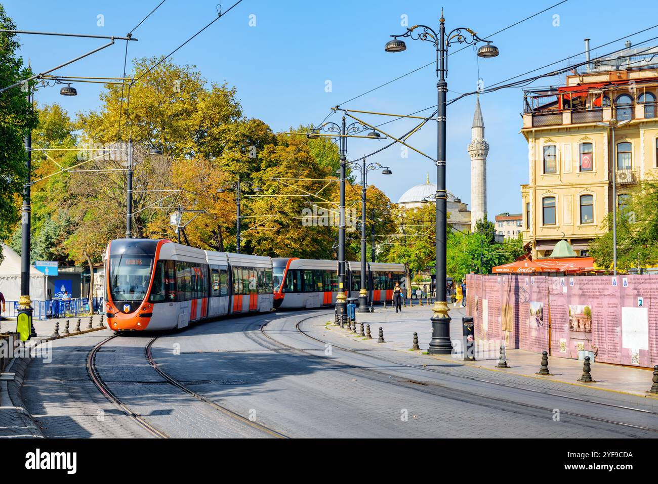 A low-floor tram in Istanbul, Turkey Stock Photo - Alamy