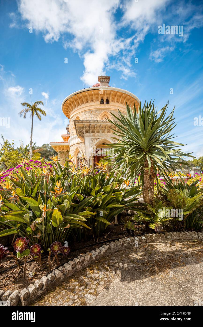 Monserrate Palace (Palacio de Monserrate). Sintra, Portugal Stock Photo ...