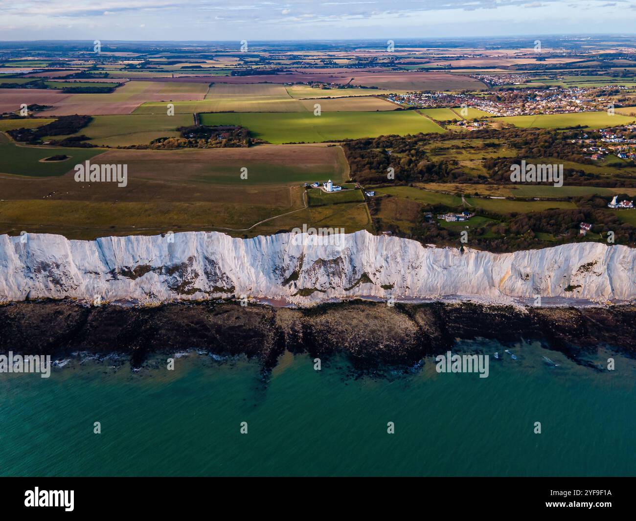 White Cliffs of Dover. Seven Sisters National park, East Sussex ...
