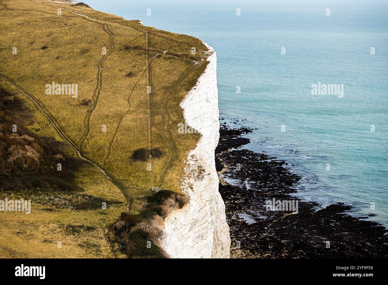 White Cliffs of Dover. Seven Sisters National park, East Sussex ...