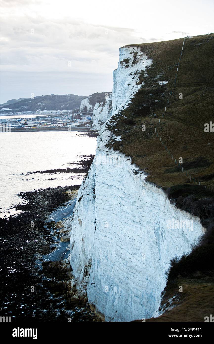 White Cliffs of Dover. Seven Sisters National park, East Sussex ...