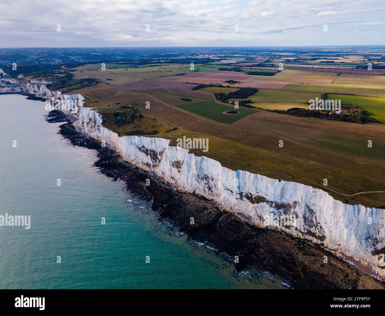 White Cliffs of Dover. Seven Sisters National park, East Sussex ...