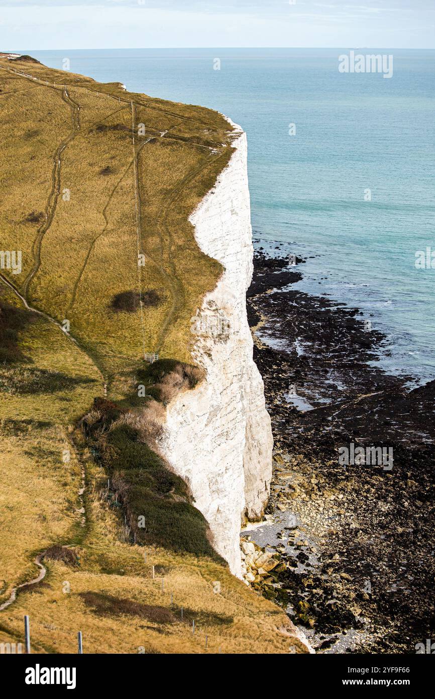 White Cliffs of Dover. Seven Sisters National park, East Sussex ...