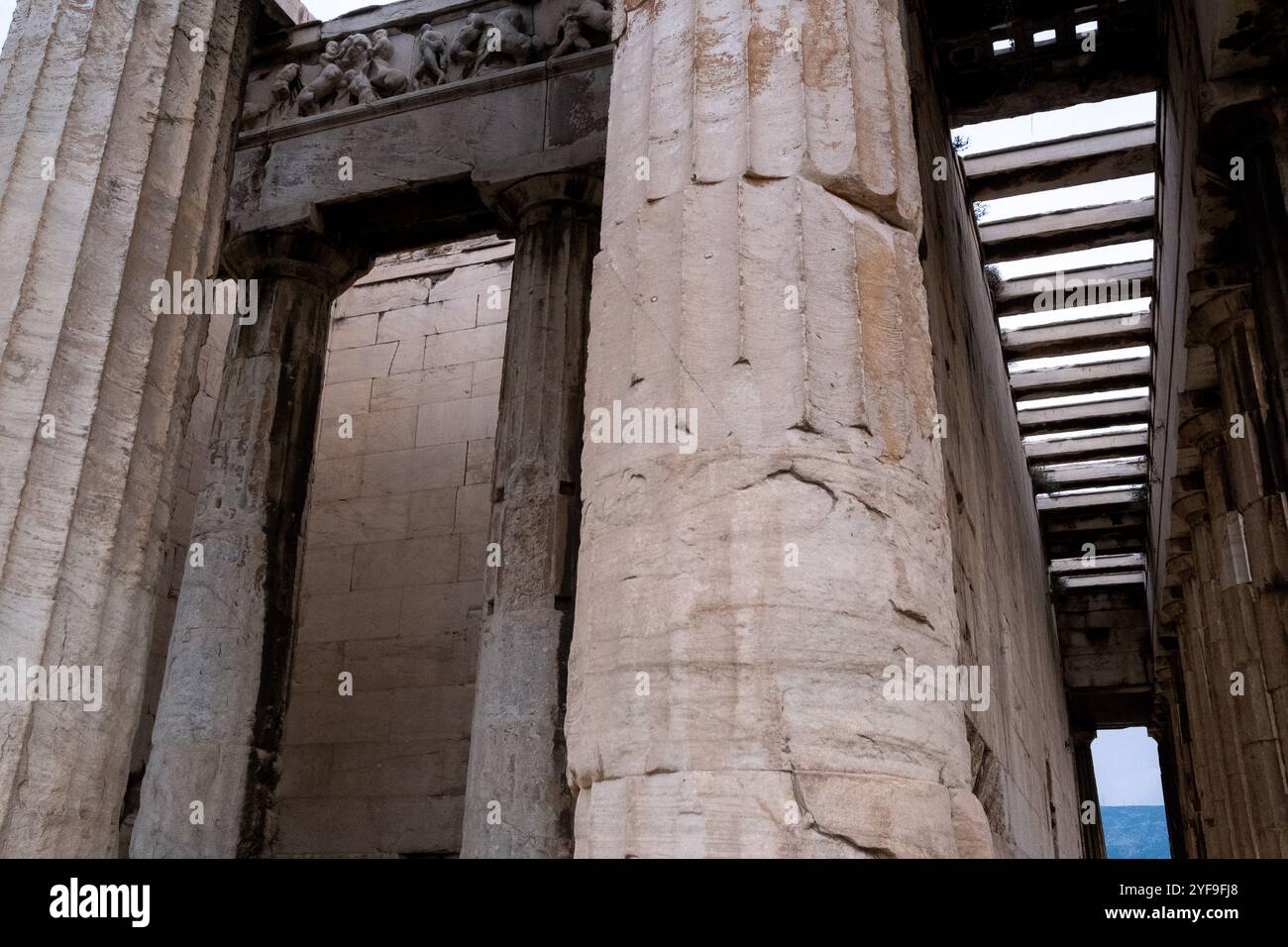 The Temple of Hephaestus or Hephaisteion (also Hephesteum, Hephaesteum, Theseion ,Theseum) in ...