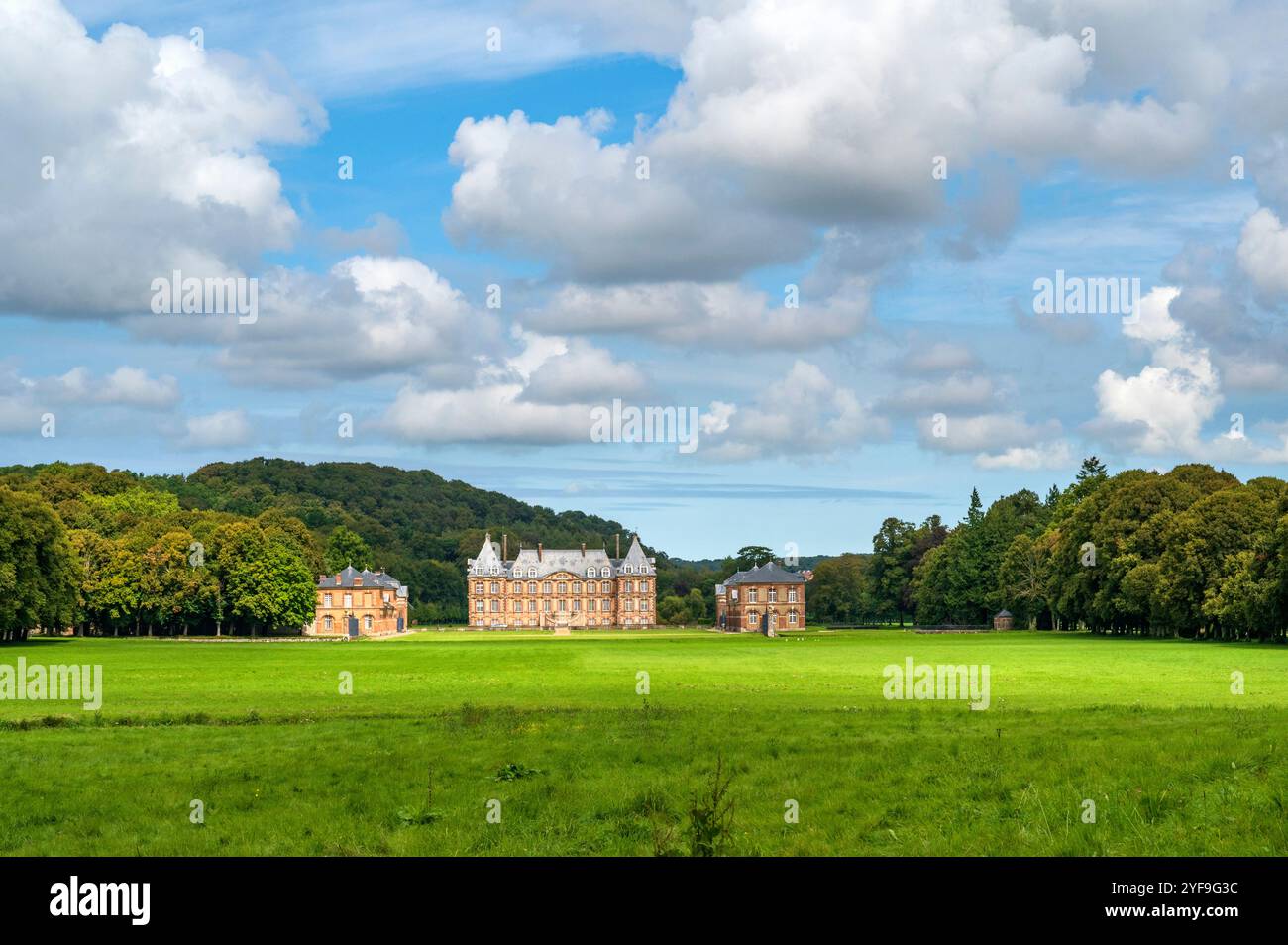 The castle of Cany-Barville in Upper Normandy, France Stock Photo - Alamy