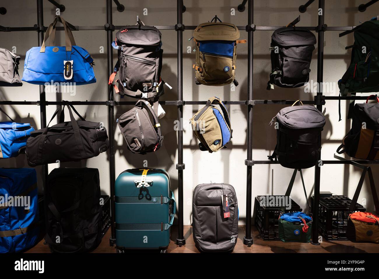 KUALA LUMPUR, MALAYSIA - MARCH 11, 2023: bags on display inside ...