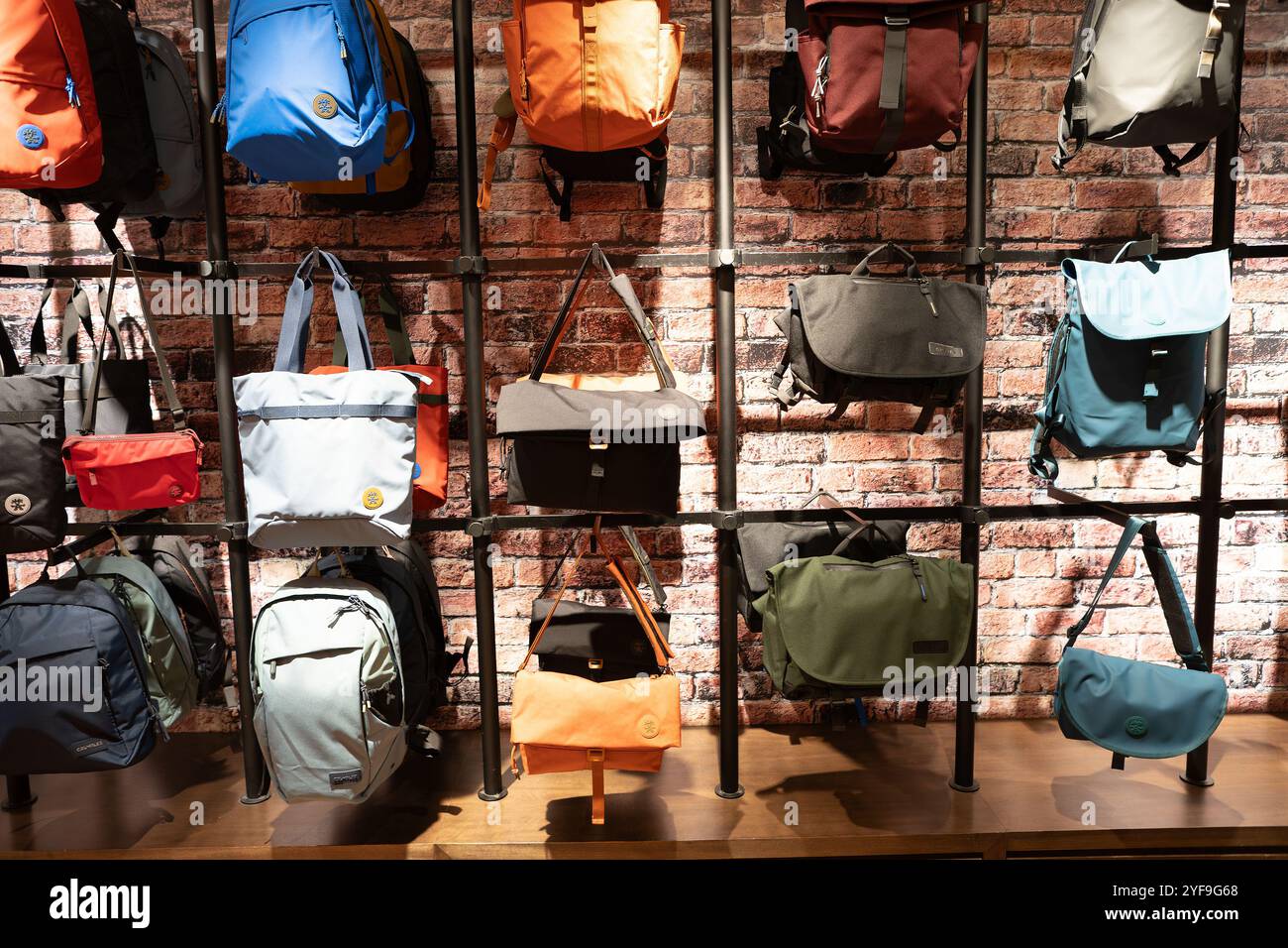 KUALA LUMPUR, MALAYSIA - MARCH 11, 2023: bags on display inside ...