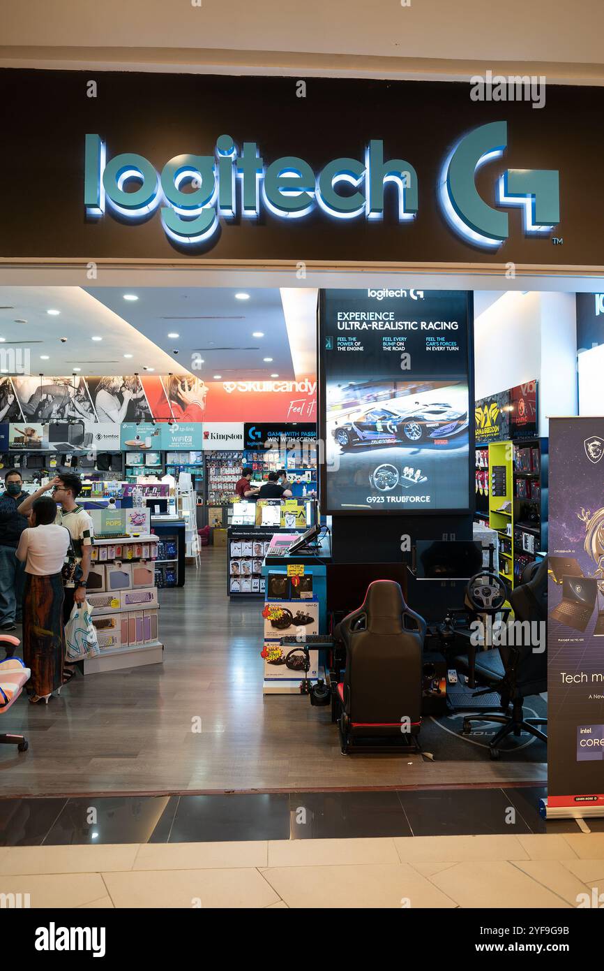 KUALA LUMPUR, MALAYSIA - MARCH 11, 2023: Logitech store in Kuala Lumpur ...