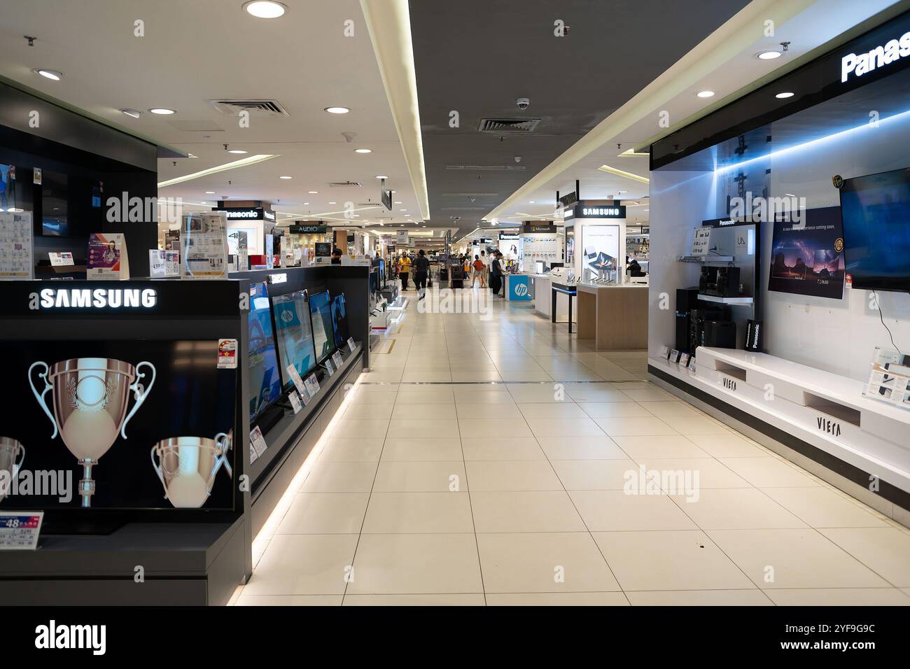 KUALA LUMPUR, MALAYSIA - MARCH 11, 2023: interior shot of Aeon store in ...