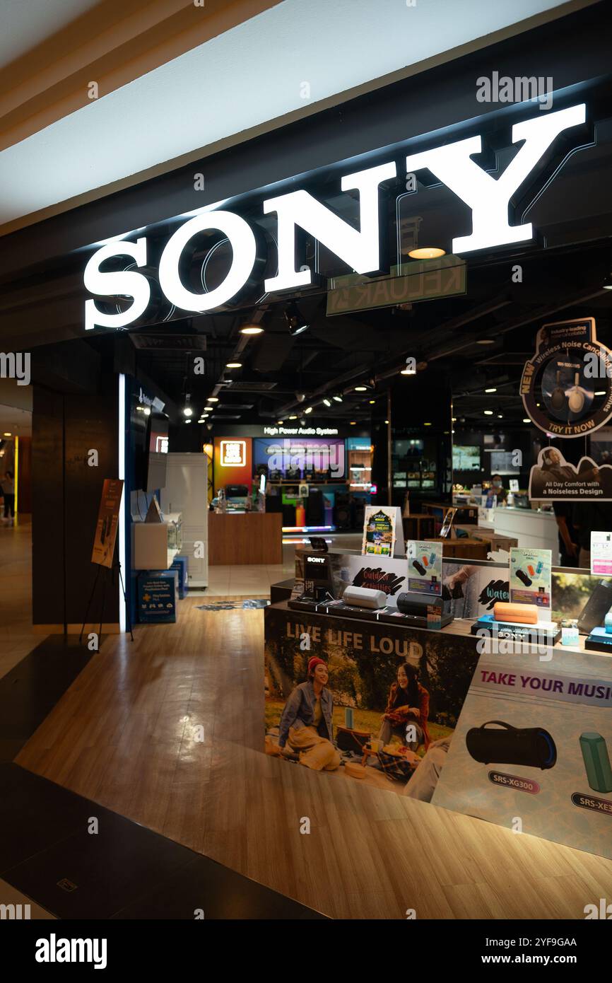 KUALA LUMPUR, MALAYSIA - MARCH 11, 2023: Sony store in Kuala Lumpur ...