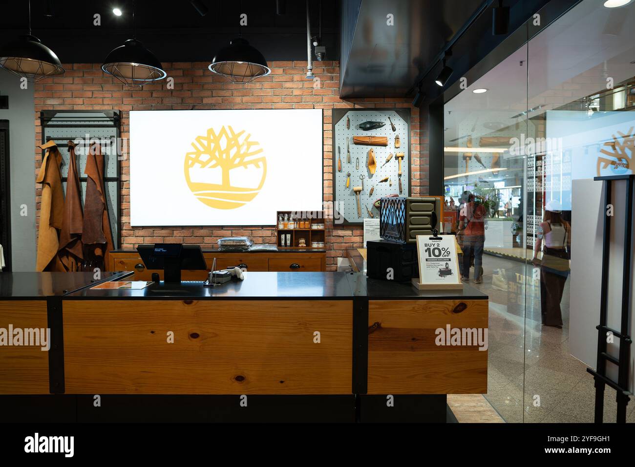 KUALA LUMPUR, MALAYSIA - MARCH 11, 2023: Timberland store in Kuala ...