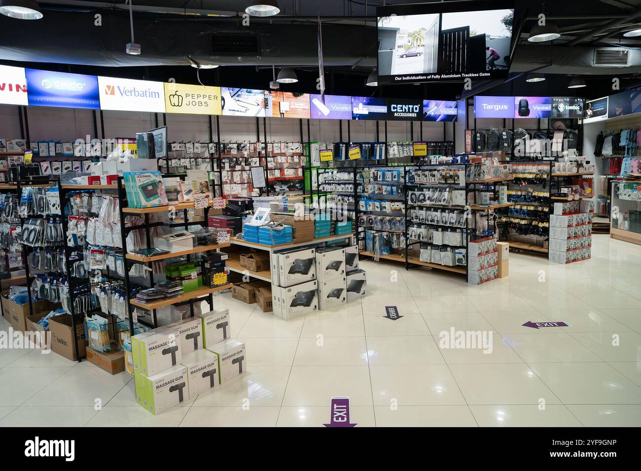 KUALA LUMPUR, MALAYSIA - MARCH 12, 2023: goods on display inside ...