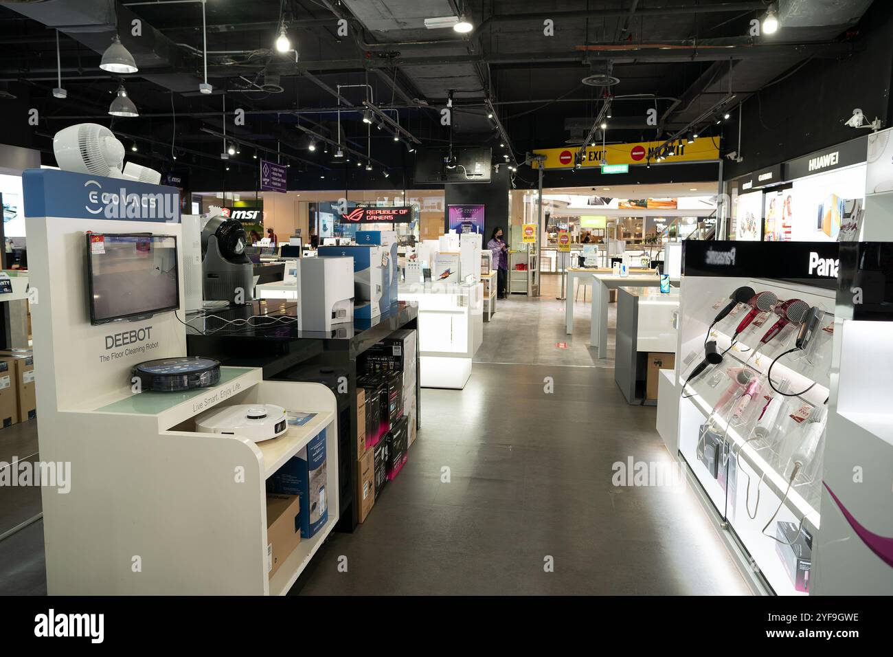KUALA LUMPUR, MALAYSIA - MARCH 12, 2023: goods on display inside ...