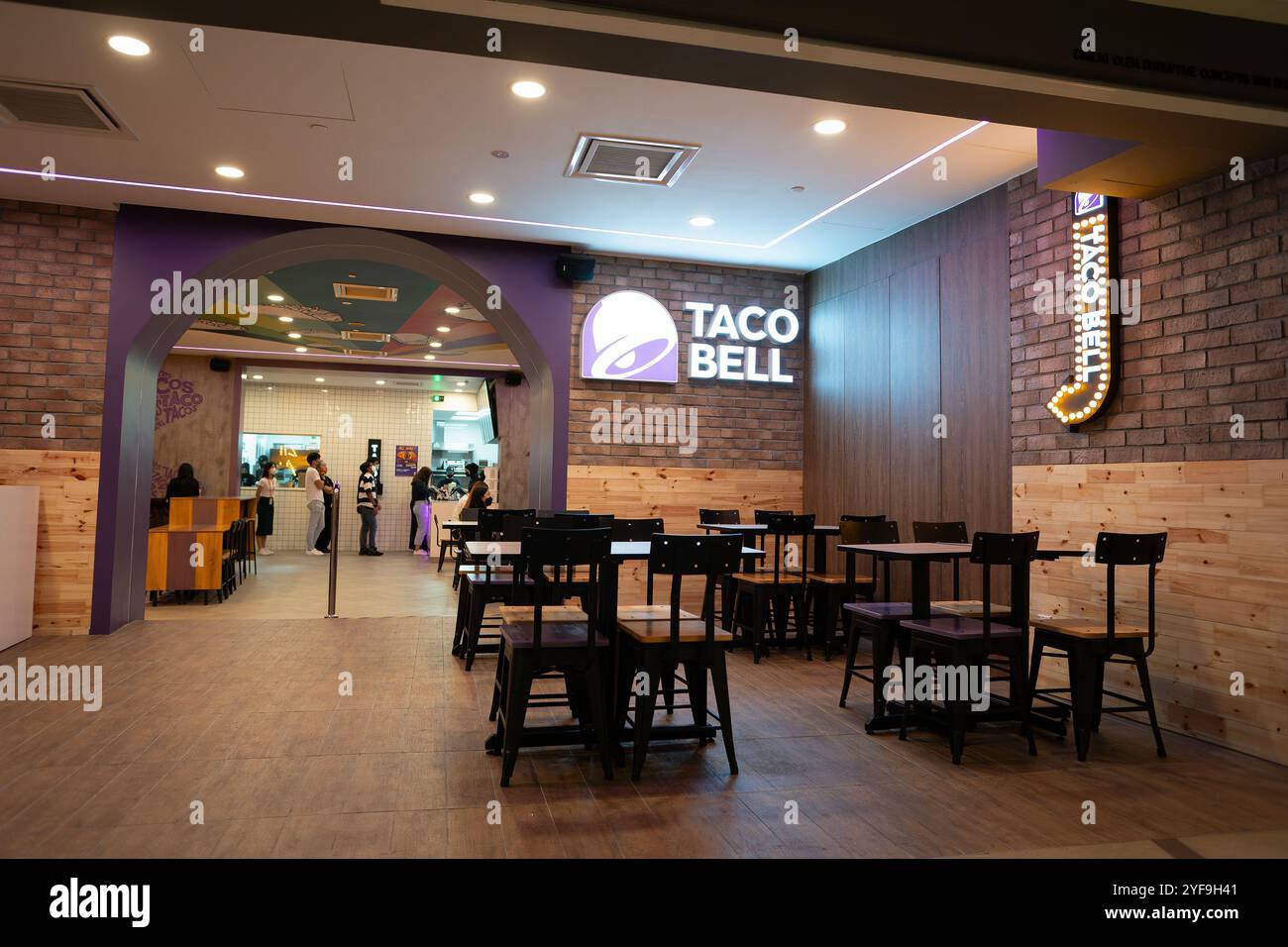 KUALA LUMPUR, MALAYSIA - MARCH 15, 2023: Taco Bell restaurant at Avenue ...