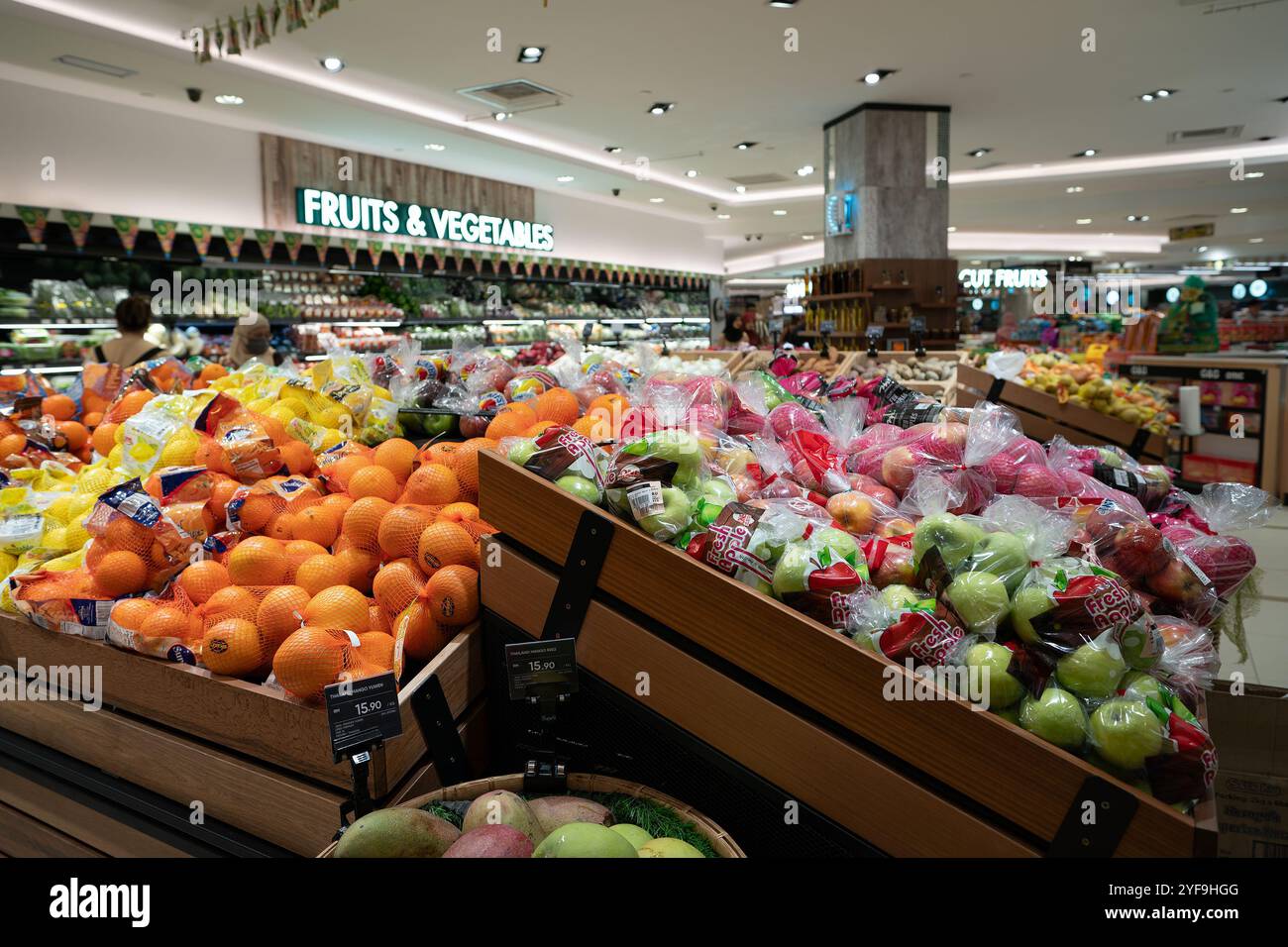 KUALA LUMPUR, MALAYSIA - MARCH 15, 2023: fruits and vegetables for sale ...