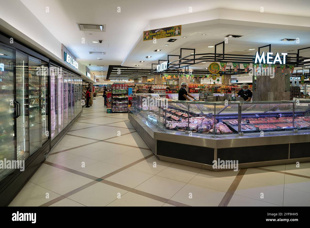 KUALA LUMPUR, MALAYSIA - MARCH 15, 2023: interior shot of Cold Storage ...