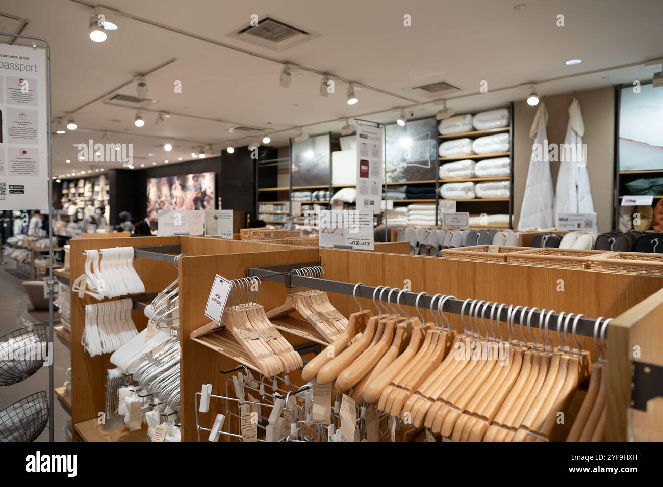 KUALA LUMPUR, MALAYSIA - MARCH 15, 2023: goods for sale inside Muji ...