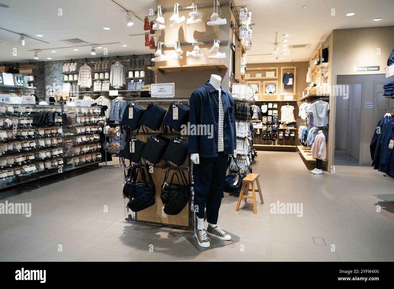 KUALA LUMPUR, MALAYSIA - MARCH 15, 2023: interior shot of Muji store in ...