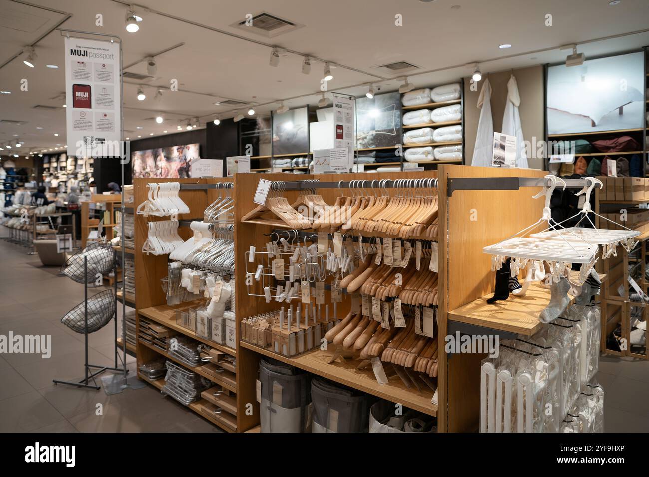 KUALA LUMPUR, MALAYSIA - MARCH 15, 2023: goods for sale inside Muji ...