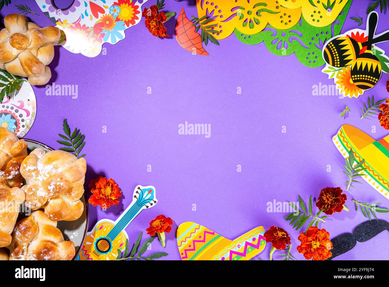 Spanish Mexican traditional holiday, autumn festival Day of the Dead ...
