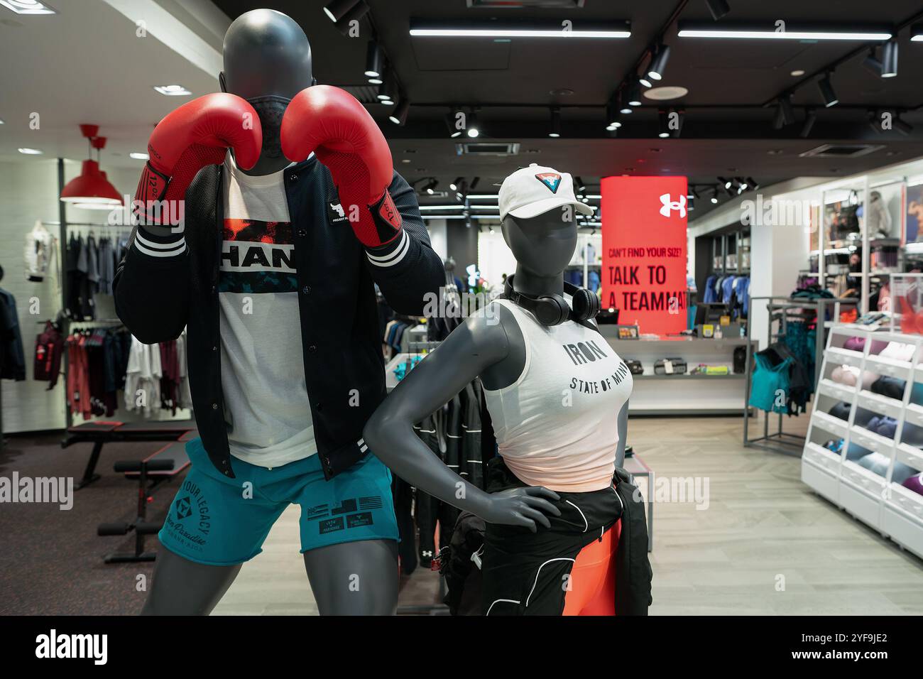KUALA LUMPUR, MALAYSIA - MARCH 15, 2023: dressed mannequins as seen at ...