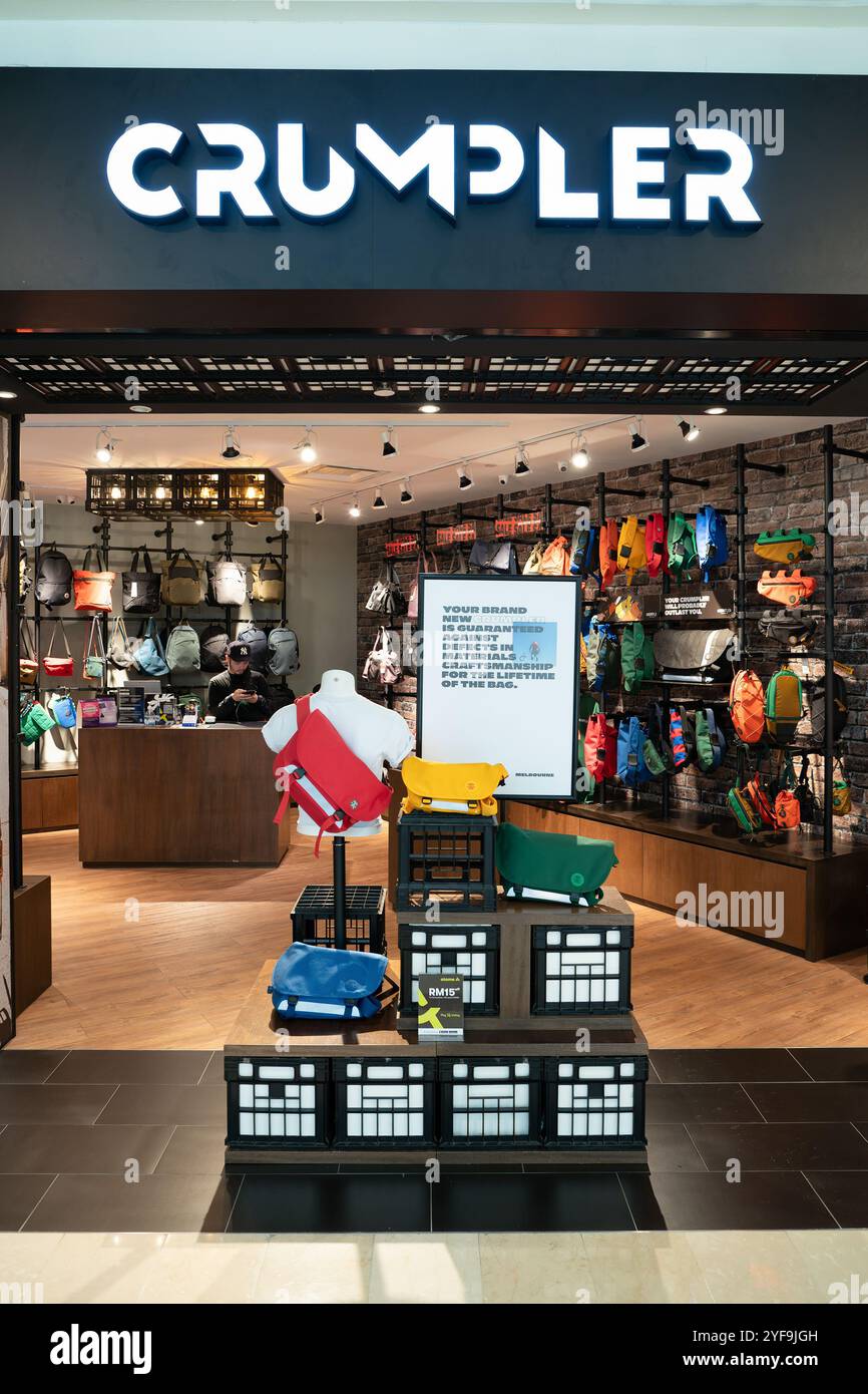 KUALA LUMPUR, MALAYSIA - MARCH 15, 2023: Crumpler store inside Suria ...
