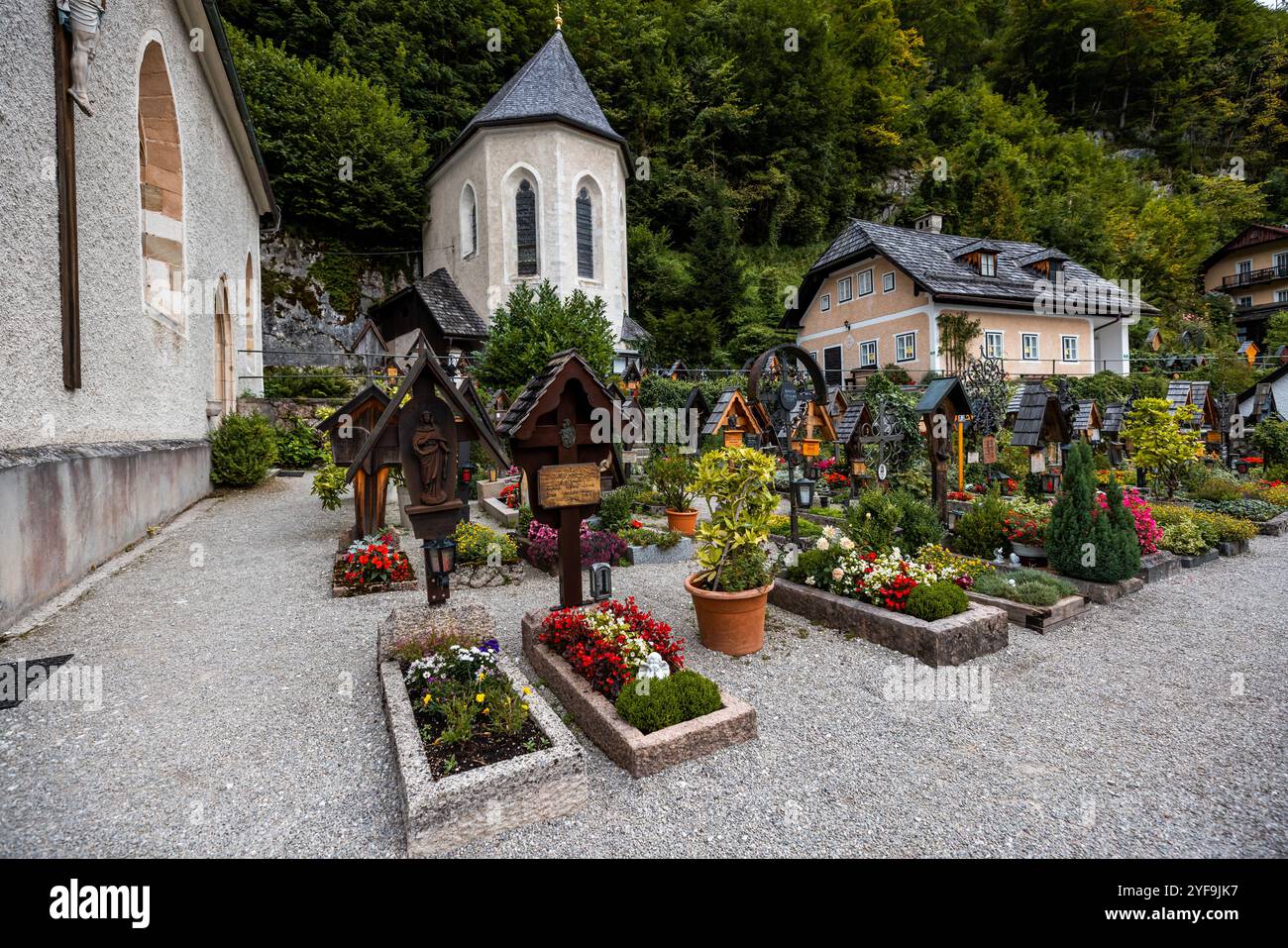 Hallstatt church gothic hi-res stock photography and images - Alamy