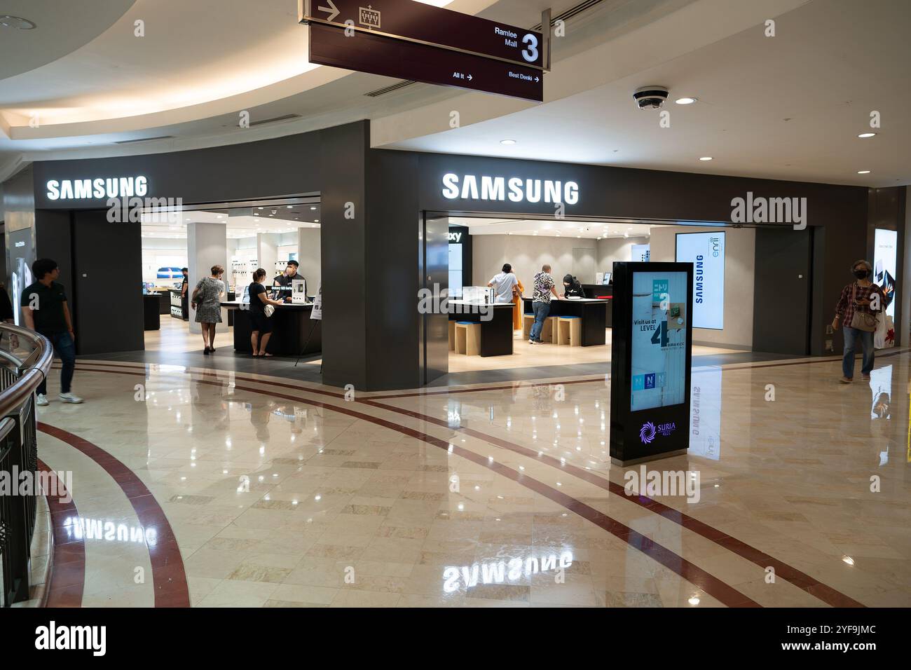 KUALA LUMPUR, MALAYSIA - MARCH 15, 2023: Samsung Experience Store in ...