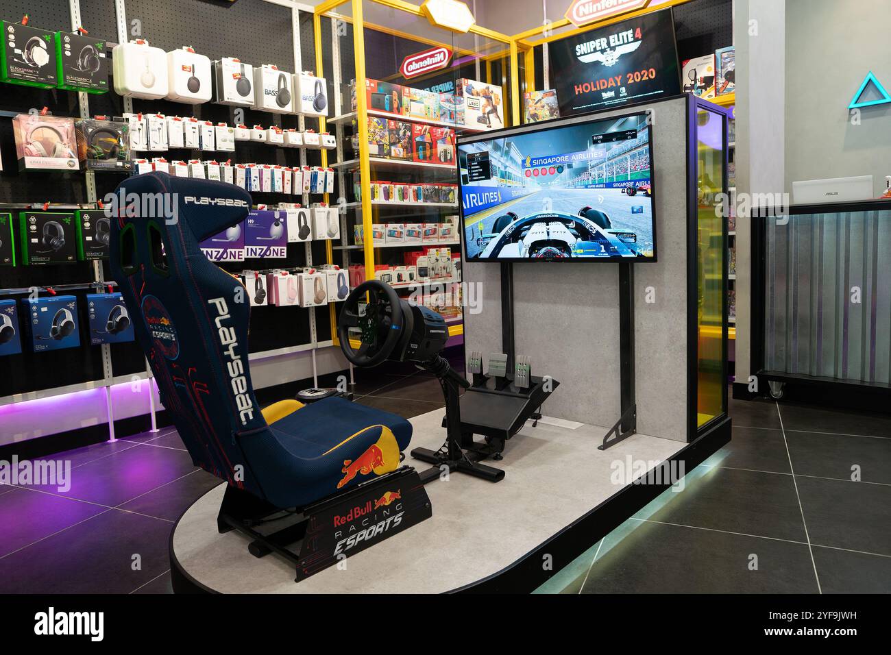 KUALA LUMPUR, MALAYSIA - MARCH 15, 2023: Red Bull Racing Esports ...