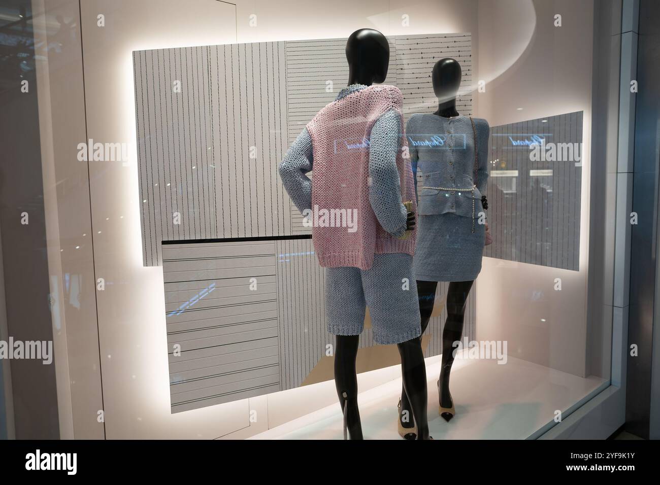 KUALA LUMPUR, MALAYSIA - MARCH 15, 2023: dressed mannequins on display ...