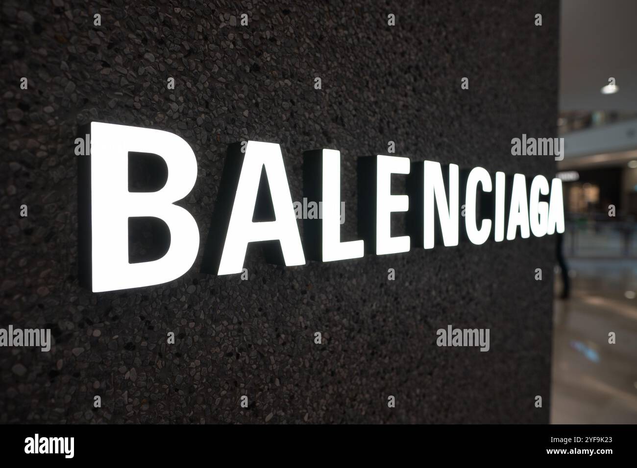 KUALA LUMPUR, MALAYSIA - MARCH 15, 2023: close up shot of Balenciaga ...