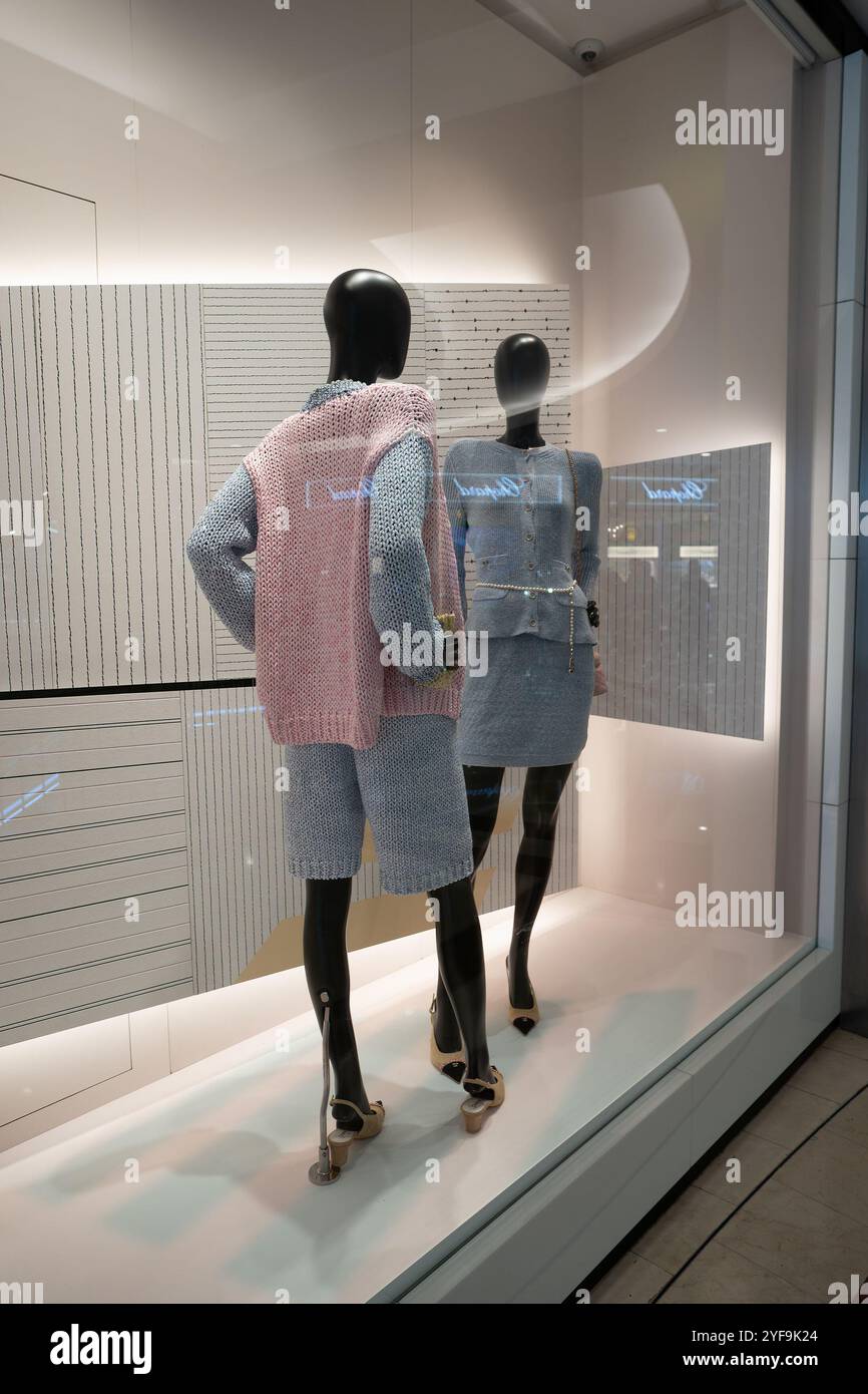 KUALA LUMPUR, MALAYSIA - MARCH 15, 2023: dressed mannequins on display ...