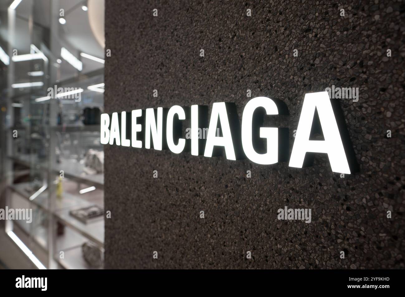 KUALA LUMPUR, MALAYSIA - MARCH 15, 2023: close up shot of Balenciaga ...